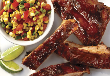 Tex Mex Spare Ribs with Grilled Corn Salsa – NZ Gourmet Gift