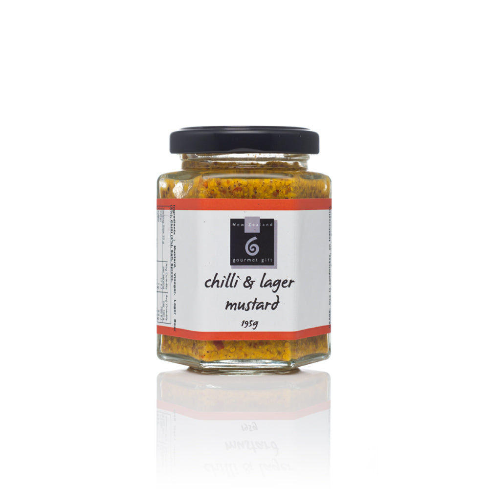 Chilli & Stout Mustard 195g – NZ Gourmet Gift